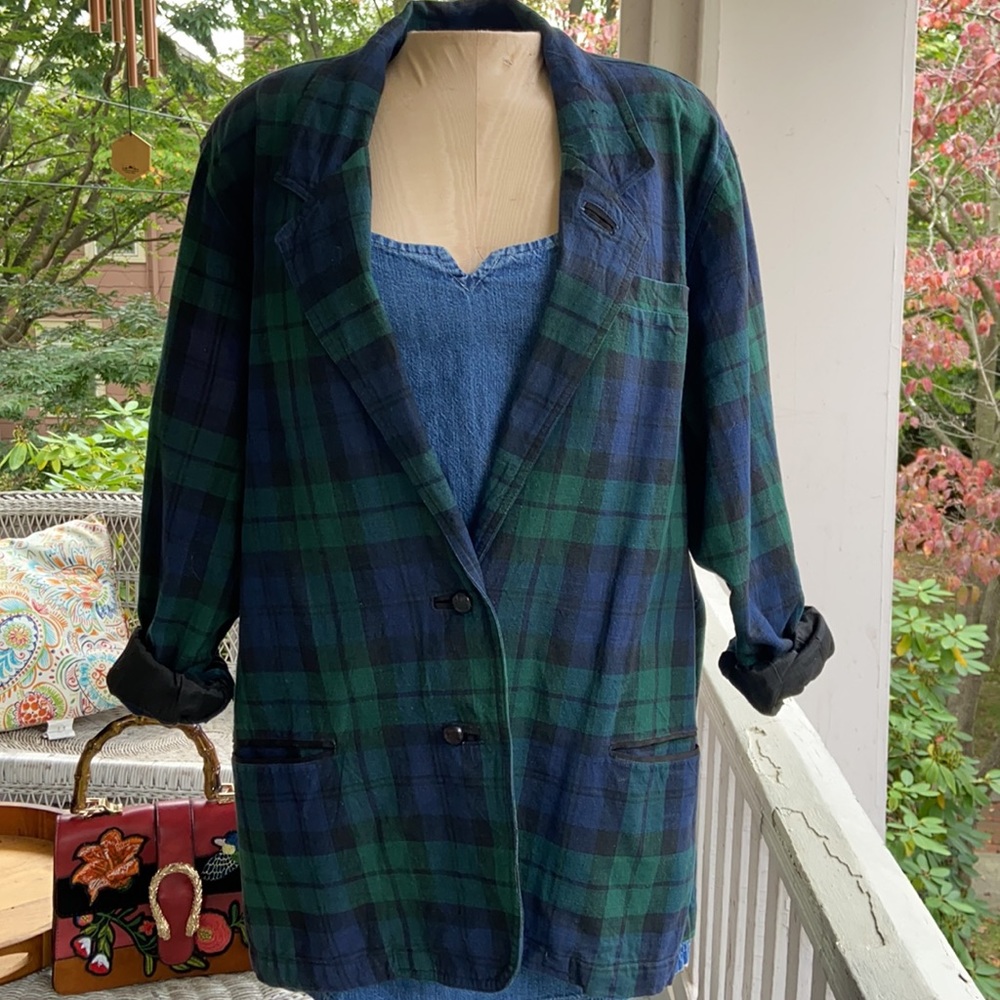 Rare Pinky Play Clothing Company Vintage Green Blue P… - Gem